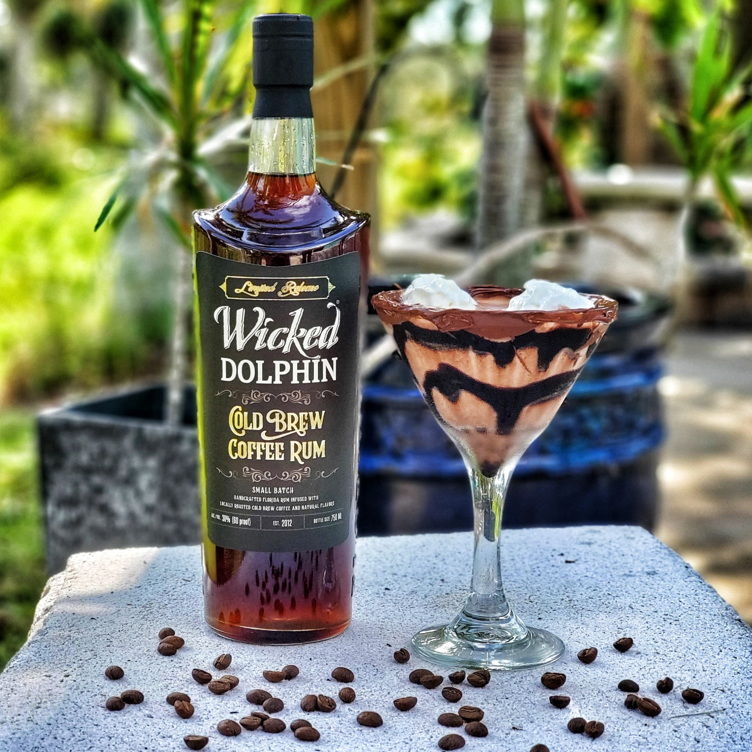 Hazelnut Mocha Martini - Wicked Dolphin Rum