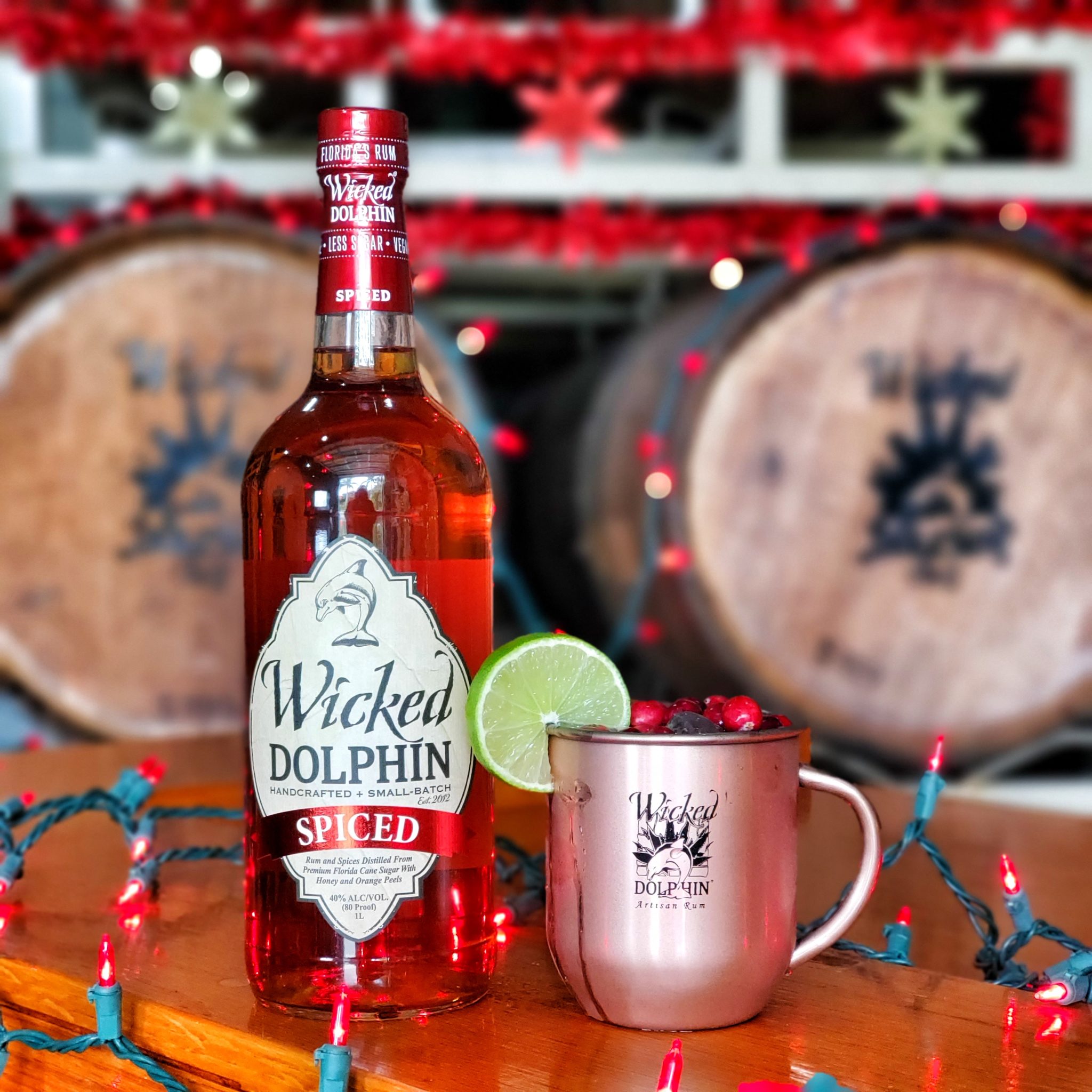 Cinnamon Spiced Mule - Wicked Dolphin Rum