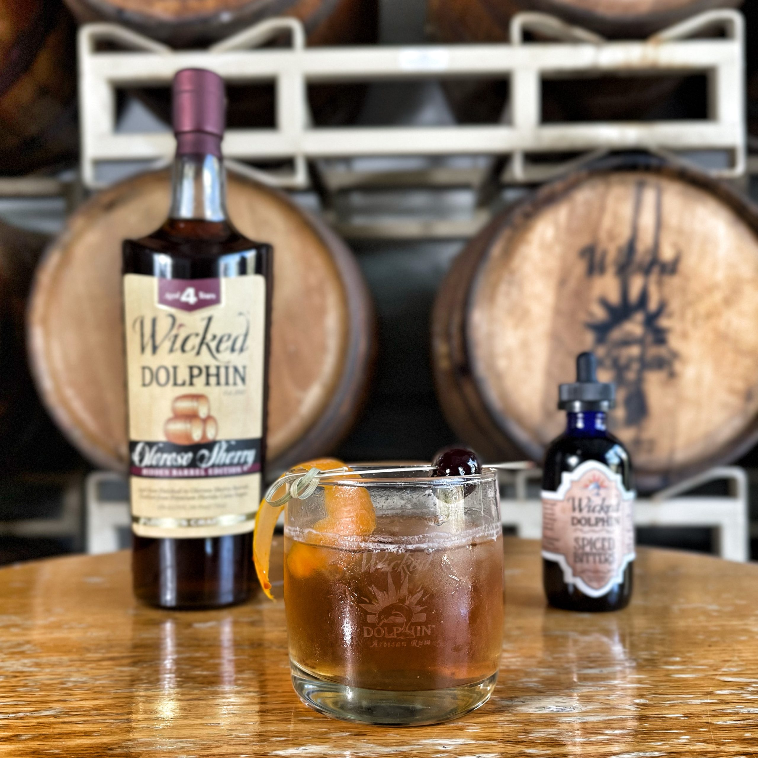 Wicked Wisconsin Old Fashioned - Wicked Dolphin Rum
